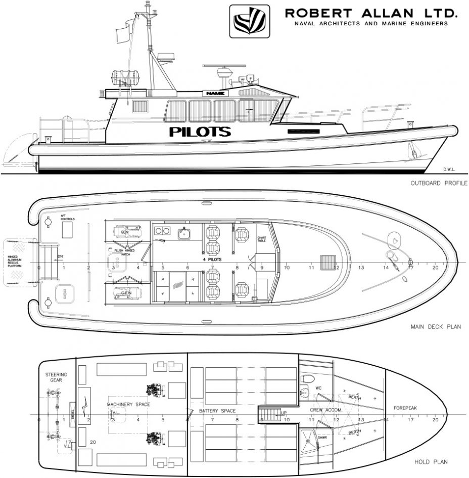 All New Electric Pilot Boat Design by Robert Allan Ltd. - Robert Allan Ltd.