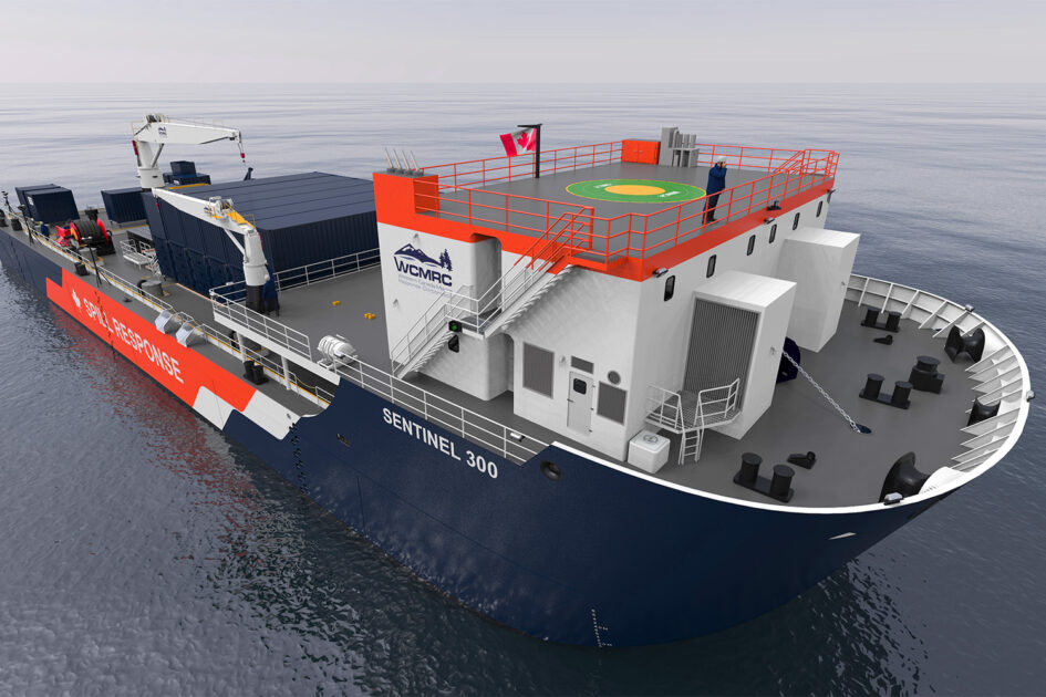 Two 3,500 Tonne Oil Spill Response Barges Completed for WCMRC - Robert ...