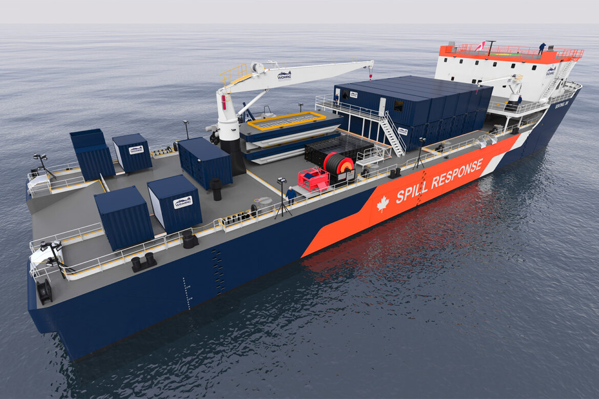 Two 3,500 Tonne Oil Spill Response Barges Completed for WCMRC - Robert ...