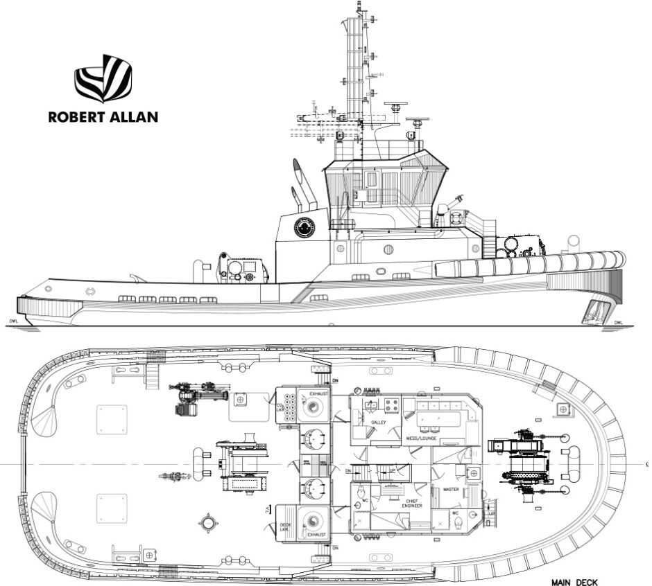 50th RAmparts 3200-CL Tug delivered by Cheoy Lee Shipyards Ltd ...